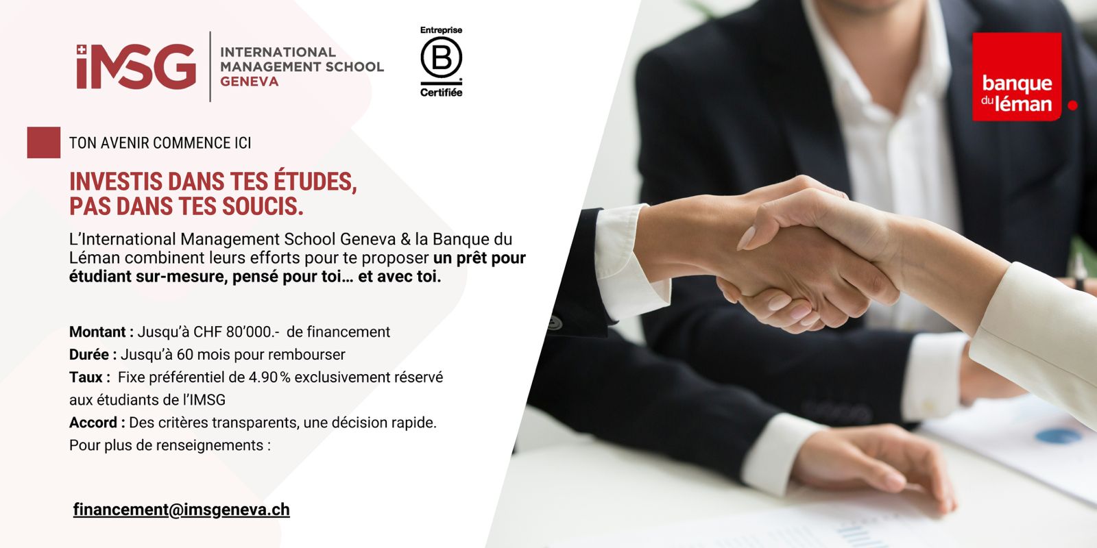 Master of Business Administration | IMSG Genève Suisse